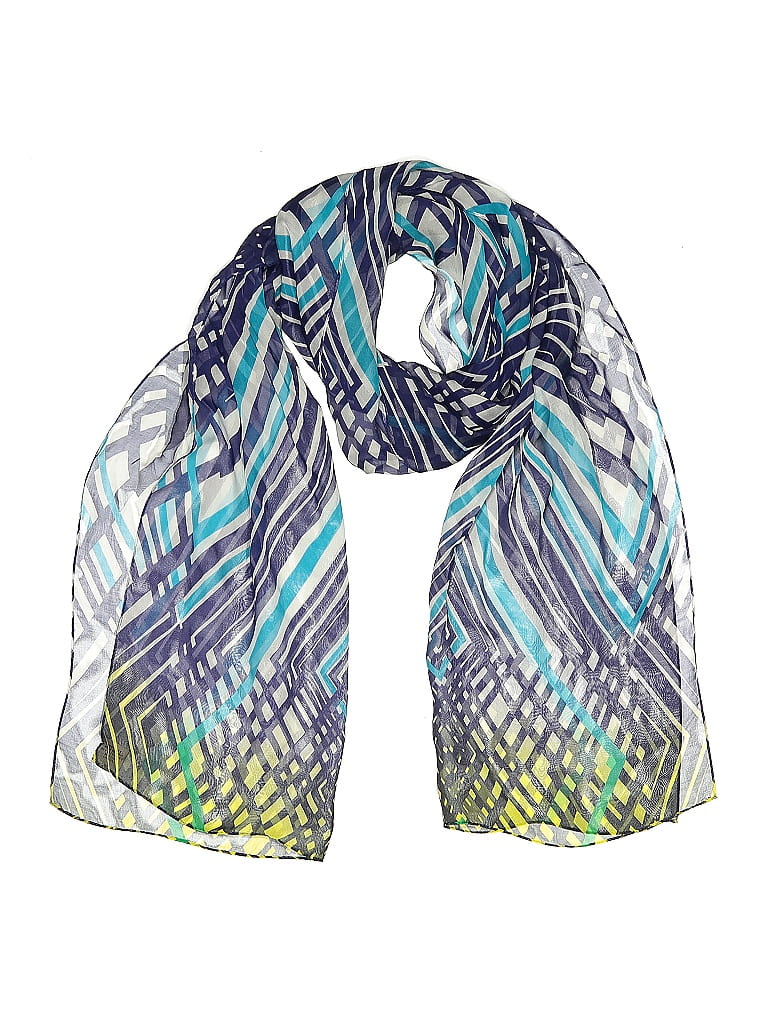 Anne Klein 100% Silk Blue Purple Silk Scarf One size - 52% off | ThredUp