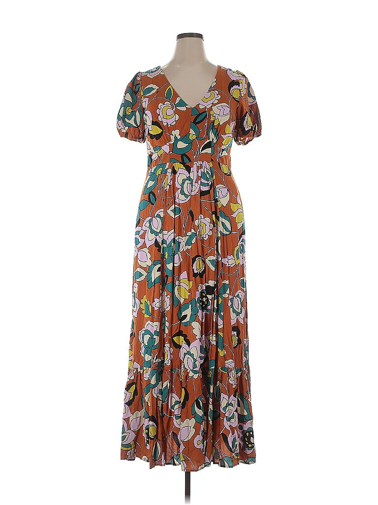 ModCloth Print Brown Casual Dress Size XL - 48% off | ThredUp