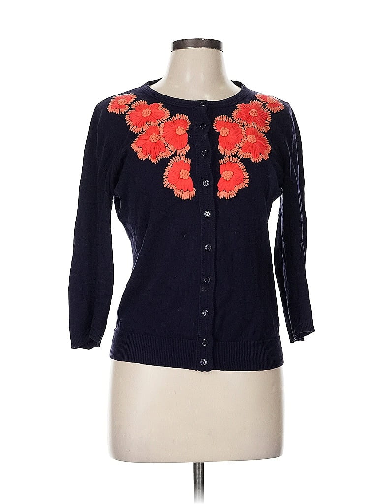 Tabitha 100% Cotton Blue Cardigan Size M - 73% off | ThredUp