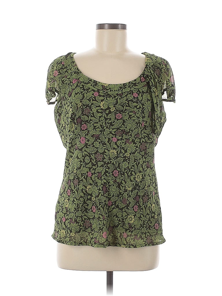 Sigrid Olsen Green Short Sleeve Top Size 8 - 79% off | ThredUp