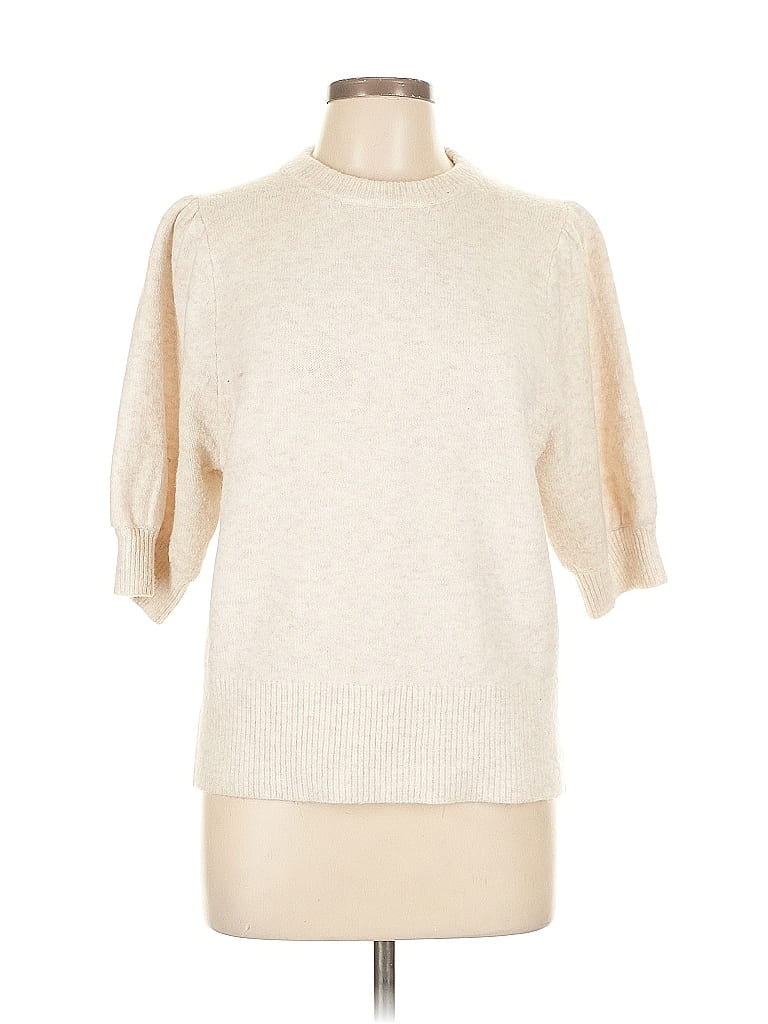 H&M Ivory Tan Pullover Sweater Size L - 35% off | ThredUp