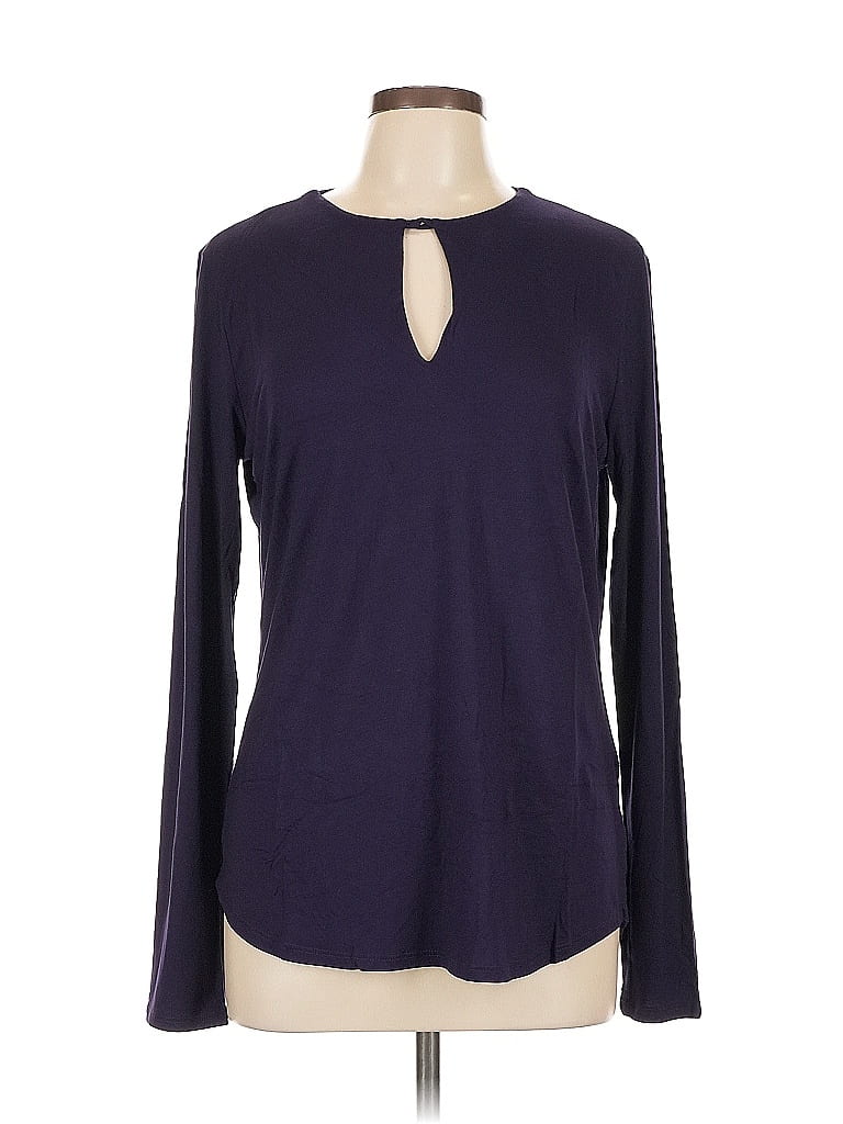 Laila Jayde Purple Long Sleeve Top Size L - 75% off | ThredUp