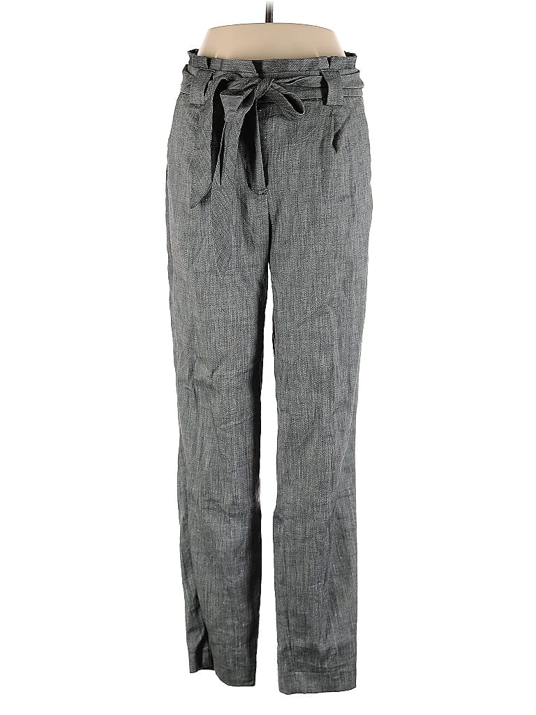 Express Chevron-herringbone Gray Linen Pants Size 4 - 71% off | ThredUp
