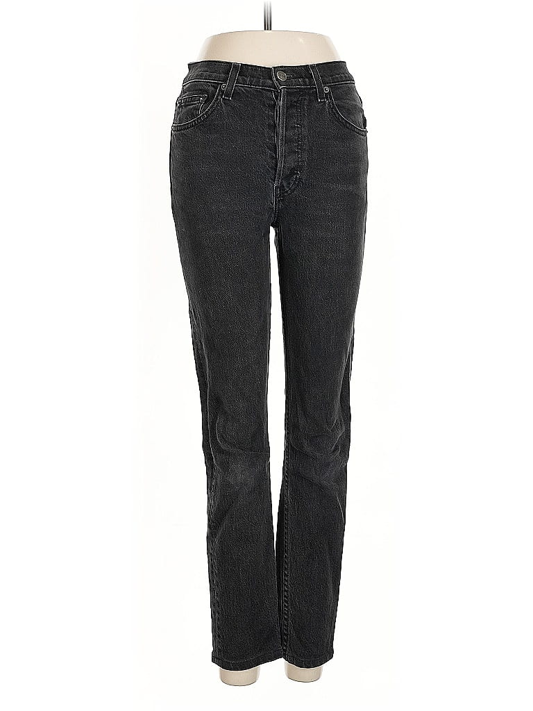 Reformation Jeans Chevron-herringbone Black Jeans Size 25 waist - 68% ...