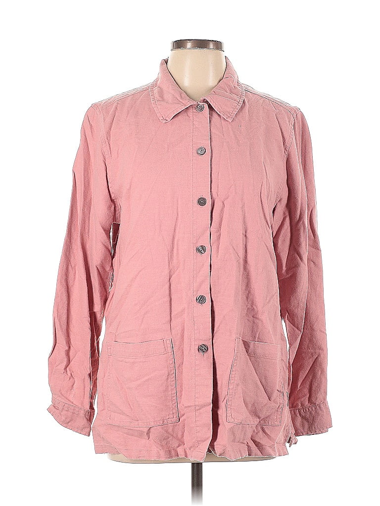 Erika Collection Pink Long Sleeve Button-Down Shirt Size L - 58% off | ThredUp