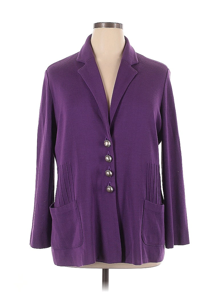 misook Purple Cardigan Size 1X - 75% off | ThredUp