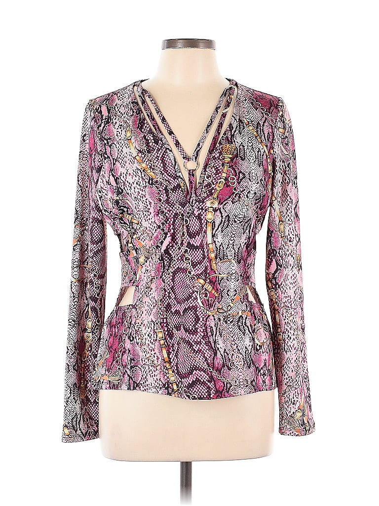 Venus Purple Long Sleeve Blouse Size L - 57% off | ThredUp