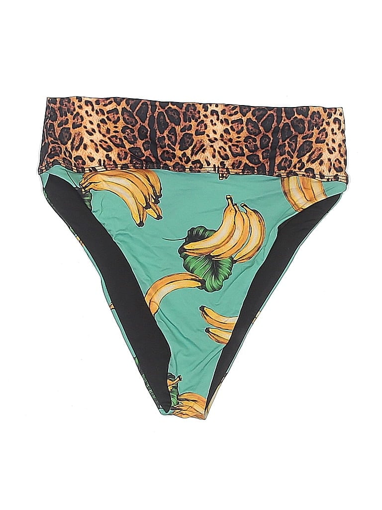 Beach Riot Animal Print Teal Swimsuit Bottoms Size L - 73% off | ThredUp