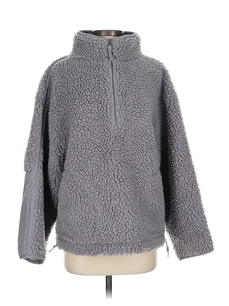 Daily Practice By Anthropologie Gray Fleece Size XS - 19% off | ThredUp