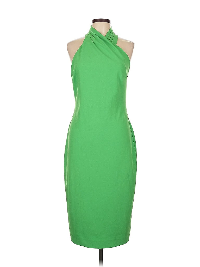 RACHEL Rachel Roy Solid Green Cocktail Dress Size L - 61% off | ThredUp