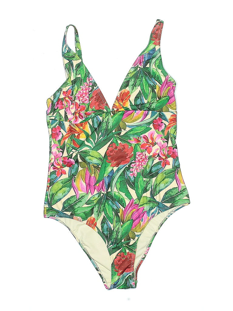 Primark Tropical Green One Piece Swimsuit Size S - 37% off | ThredUp