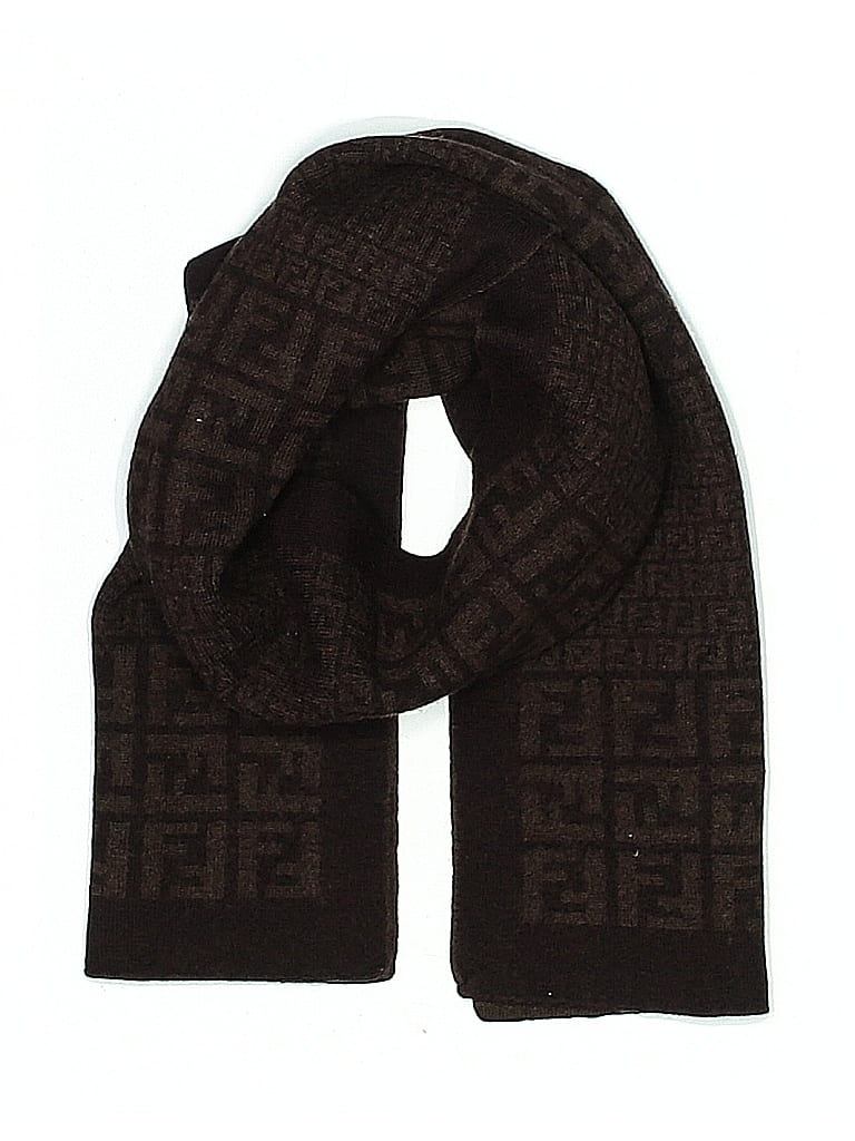 Fendi 100% Wool Brown Scarf One size - 71% off | ThredUp