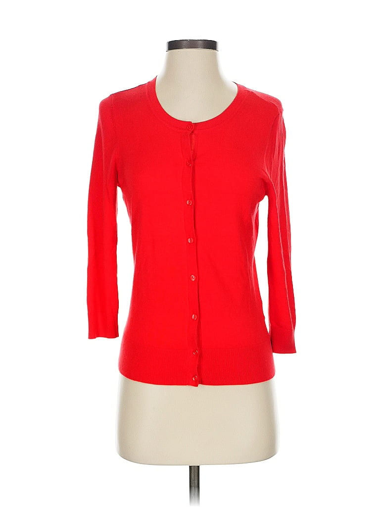 Halogen Red Cardigan Size S - 82% off | ThredUp