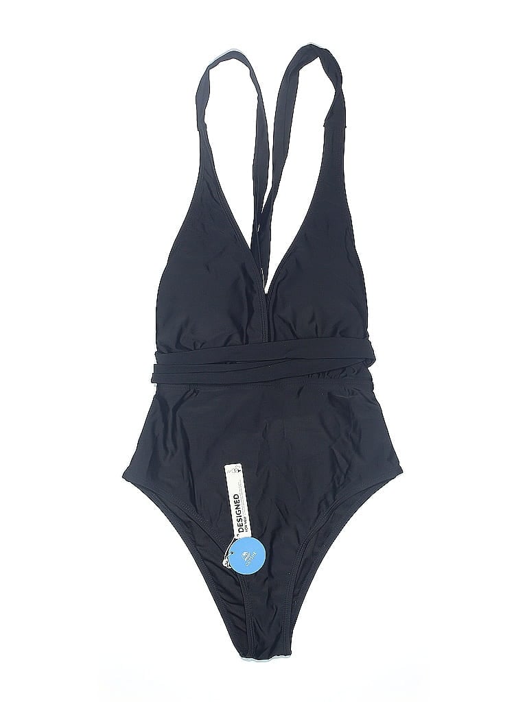 Cupshe Solid Black One Piece Swimsuit Size L - 17% off | ThredUp