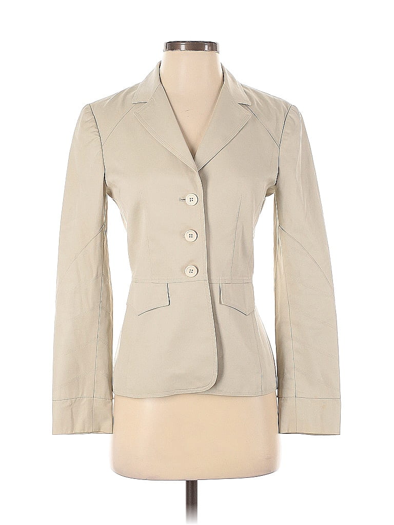 Sandra Angelozzi Ivory Gray Blazer Size EU 32 / US 2 - 74% off | ThredUp