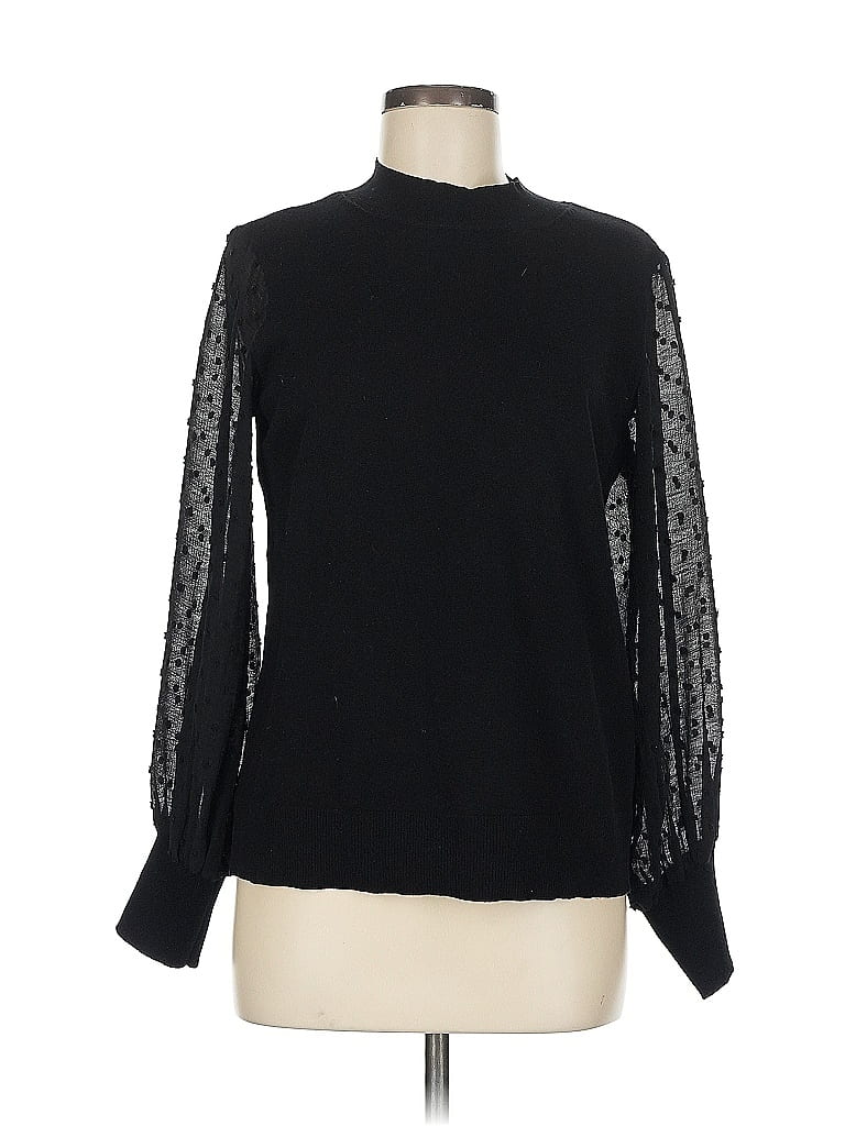 CeCe Black Pullover Sweater Size M - 74% off | ThredUp