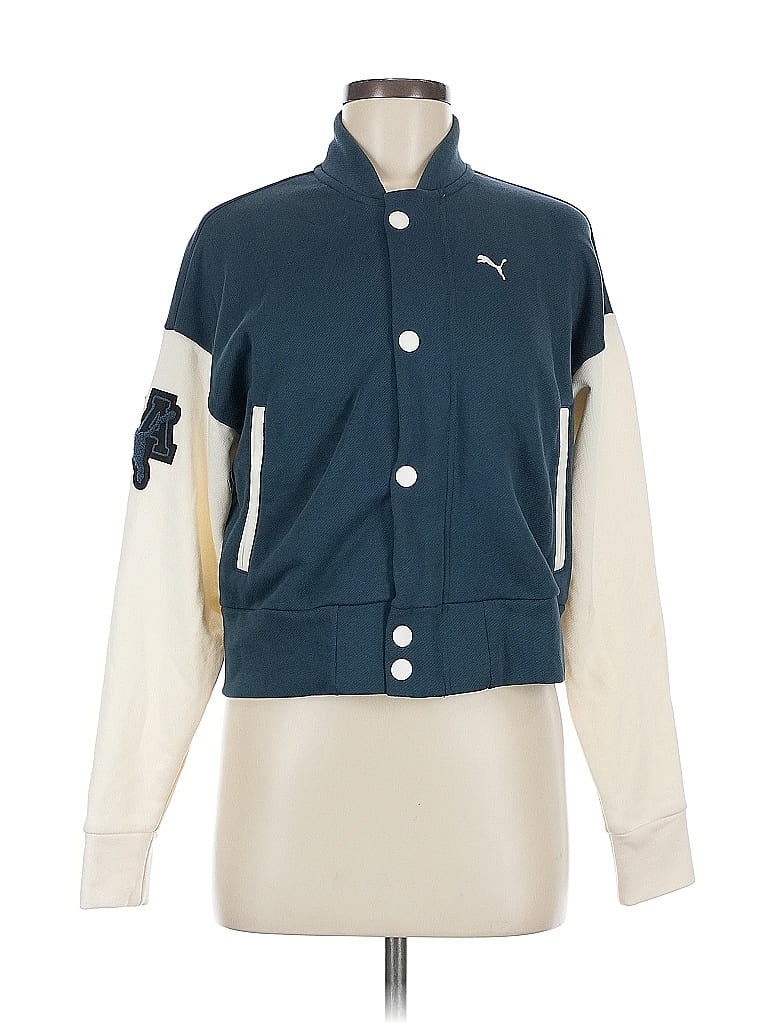 Puma Color Block Blue Track Jacket Size M - 71% off | ThredUp