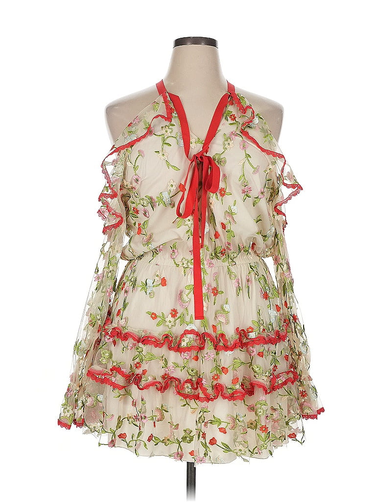 Alexis Ivory Cocktail Dress Size XL - 68% off | ThredUp