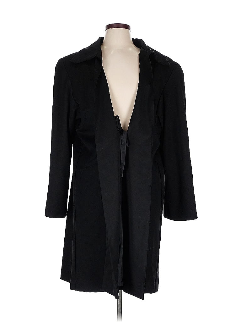 Assorted Brands 100% Wool Black Wool Coat Size L - 56% off | ThredUp