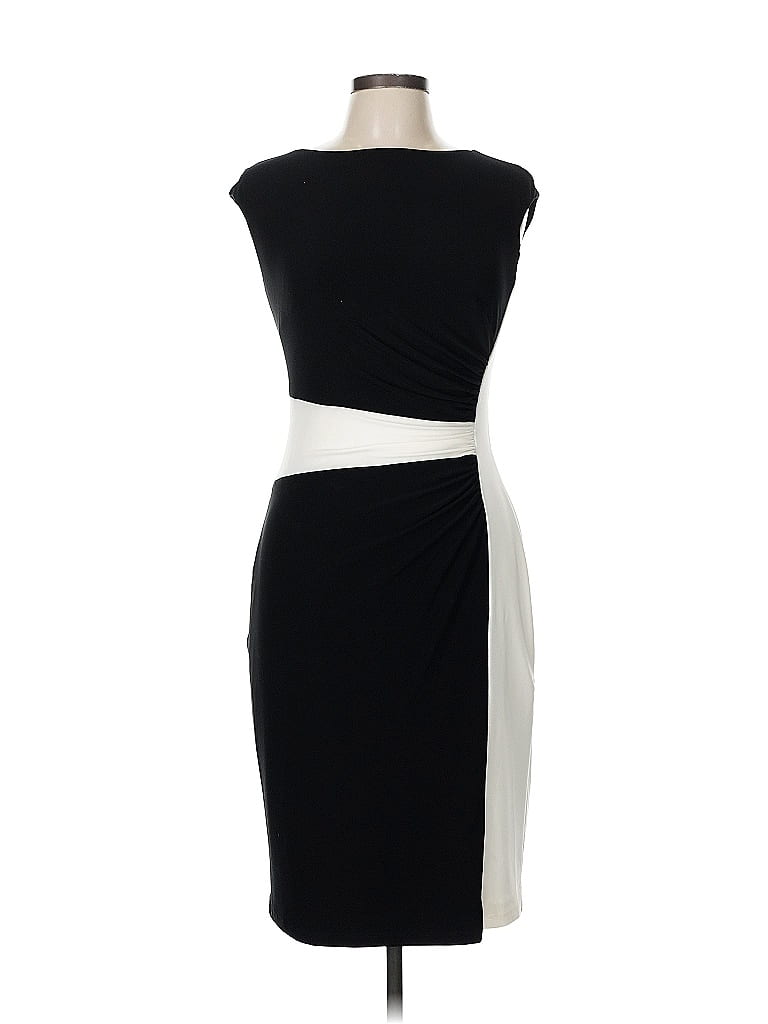 Lauren by Ralph Lauren Color Block Black Cocktail Dress Size 6 - 65% ...