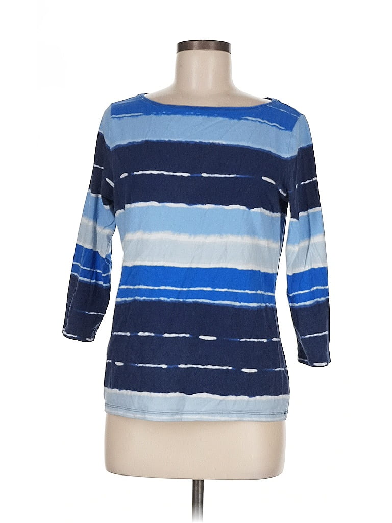 Talbots Blue 3/4 Sleeve T-Shirt Size M - 64% off | ThredUp