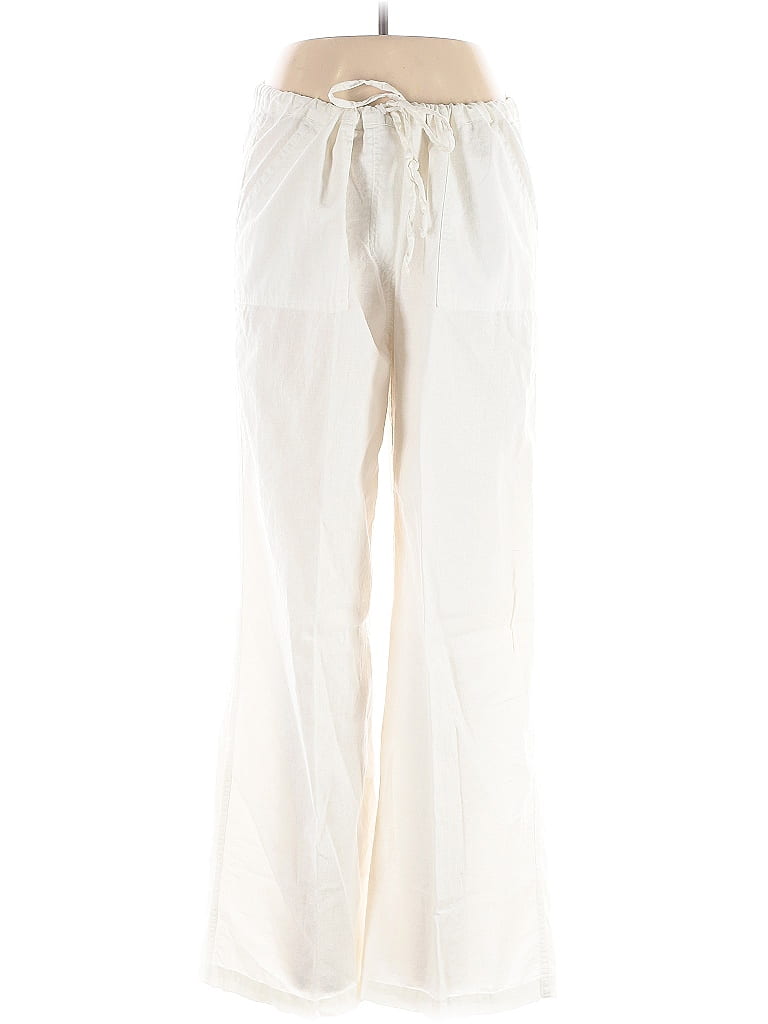 Venus Ivory Linen Pants Size L - 47% off | ThredUp