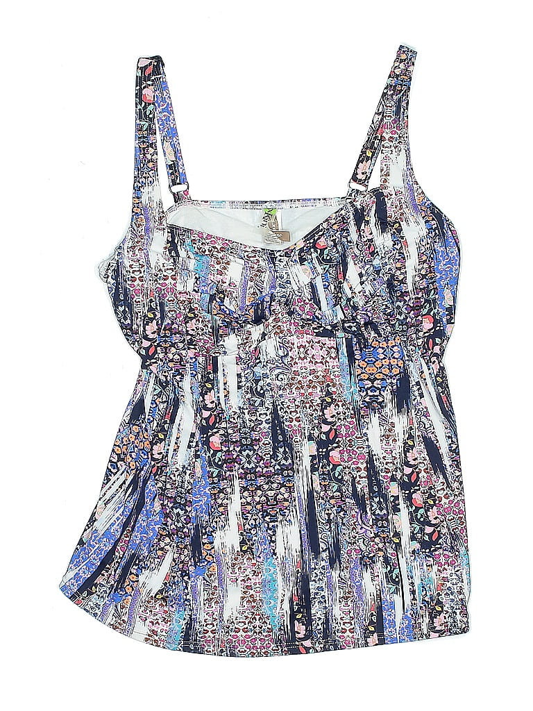 Assorted Brands 100% Polymide Blue Purple Swimsuit Top Size XL - 40% ...