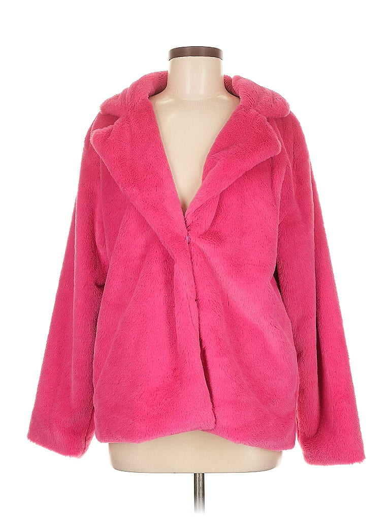 Vigoss 100% Polyurethane Pink Cardigan Size M - 71% off | ThredUp