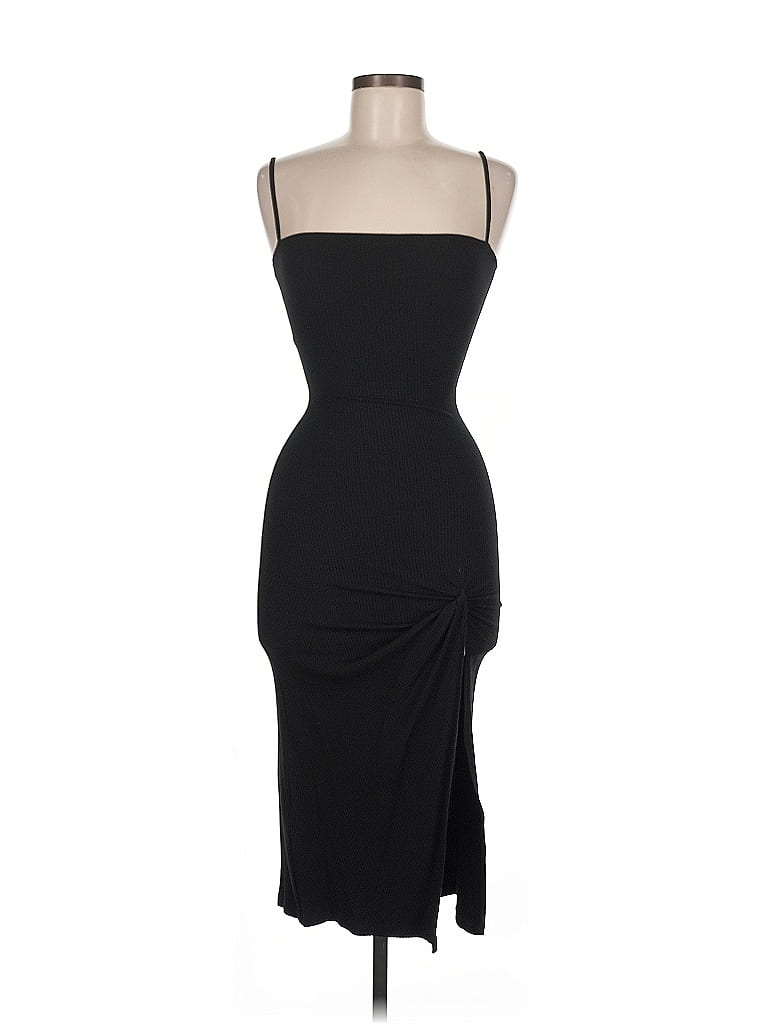 Reformation Jeans Solid Black Cocktail Dress Size XS - 65% off | ThredUp