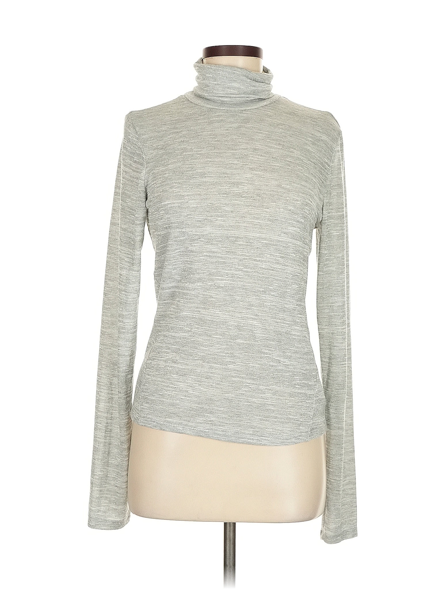 Universal Thread Women Silver Long Sleeve Turtleneck M | eBay