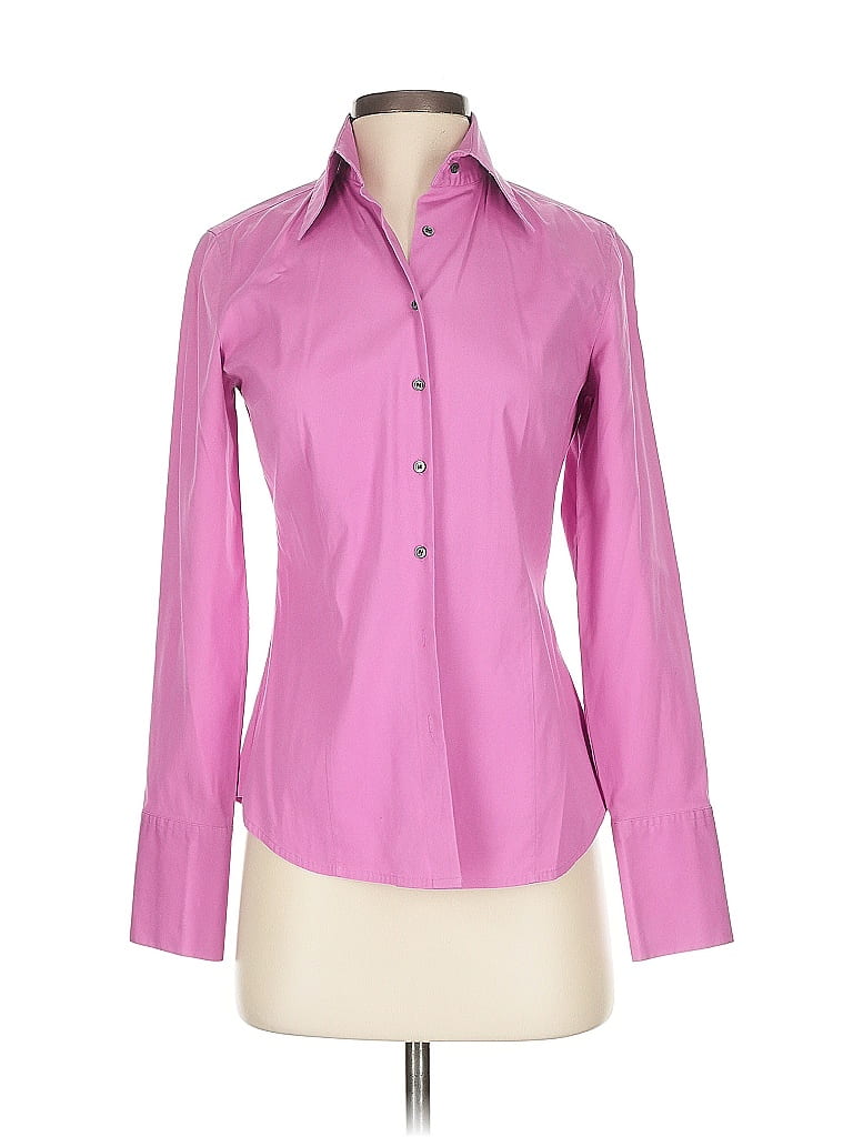 Express Design Studio Pink Long Sleeve Blouse Size 2 - 75% off | ThredUp