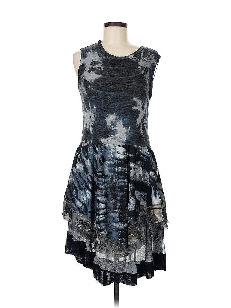 Mezon Tie-dye Gray Blue Cocktail Dress Size M - 76% off | ThredUp