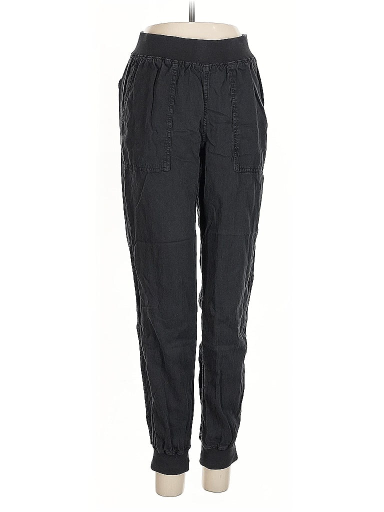 Faherty Solid Black Casual Pants Size S - 73% off | ThredUp