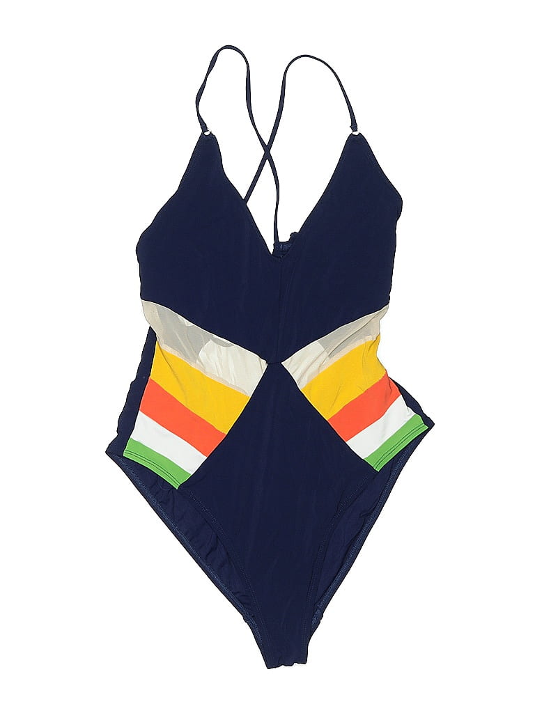 Robin Piccone Color Block Blue One Piece Swimsuit Size 14 - 70% off ...