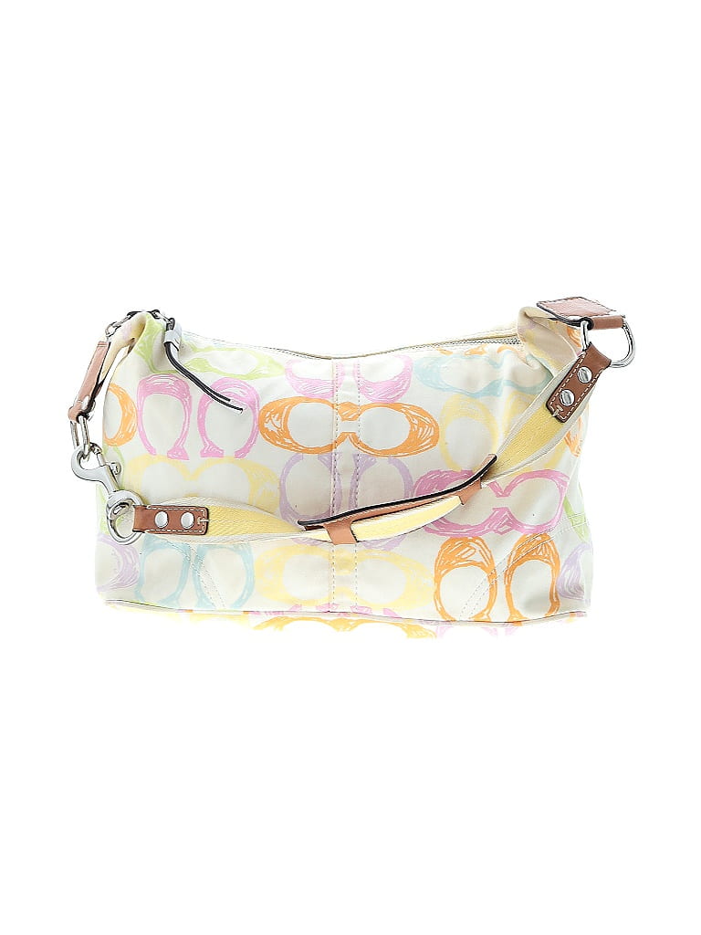 Coach Factory Print Yellow Ivory Shoulder Bag One size - 60% off | ThredUp