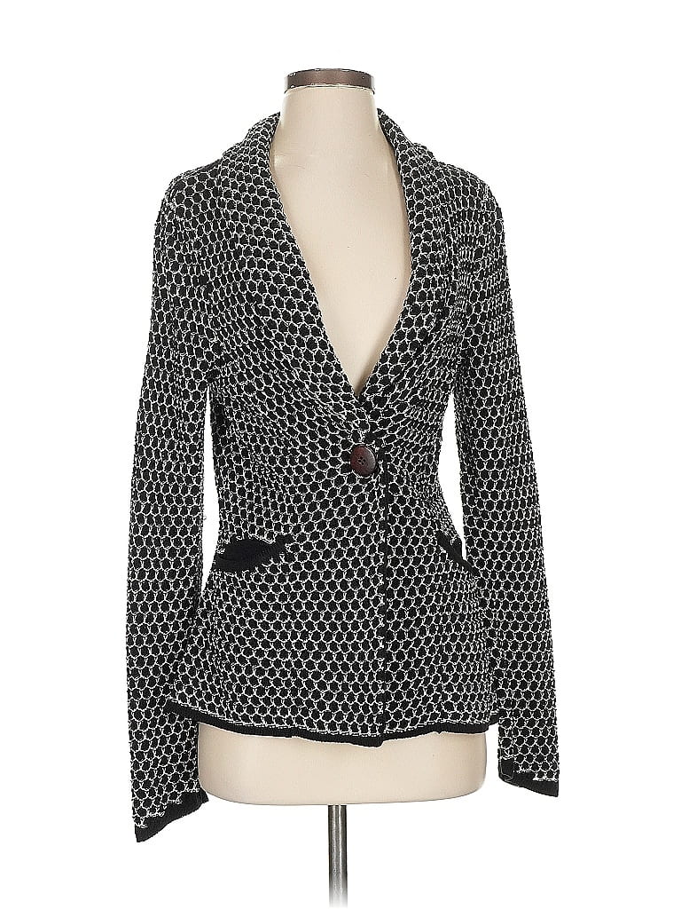 Charlie & Robin 100% Cotton Polka Dots Black Blazer Size S - 77% off ...