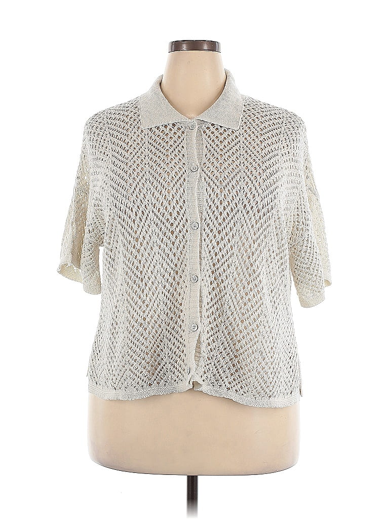 Wild Fable Ivory Cardigan Size XXL - 50% off | ThredUp