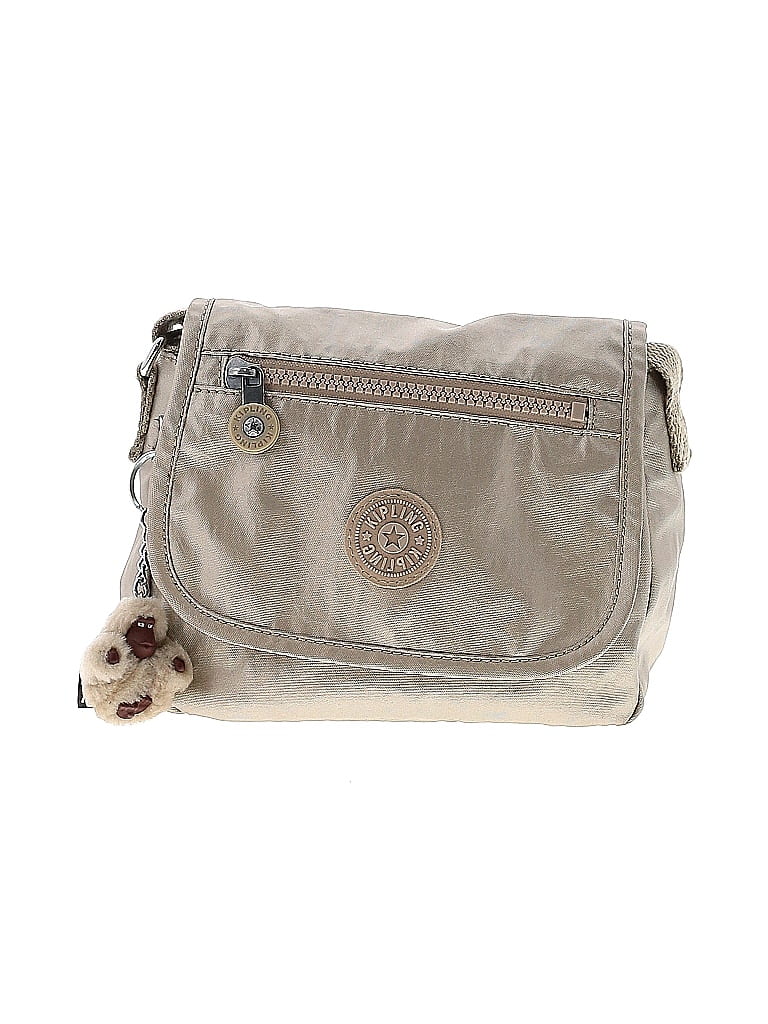 Kipling Gray Tan Crossbody Bag One size - 56% off | ThredUp