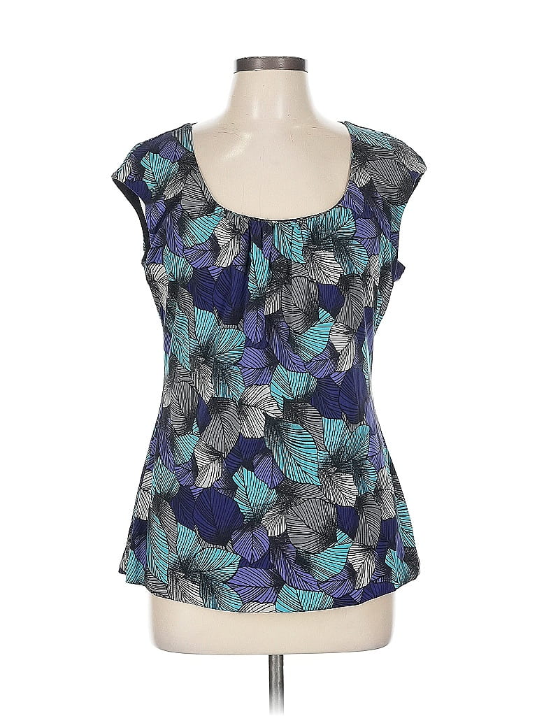 Classiques Entier Blue Sleeveless Silk Top Size L - 83% off | ThredUp