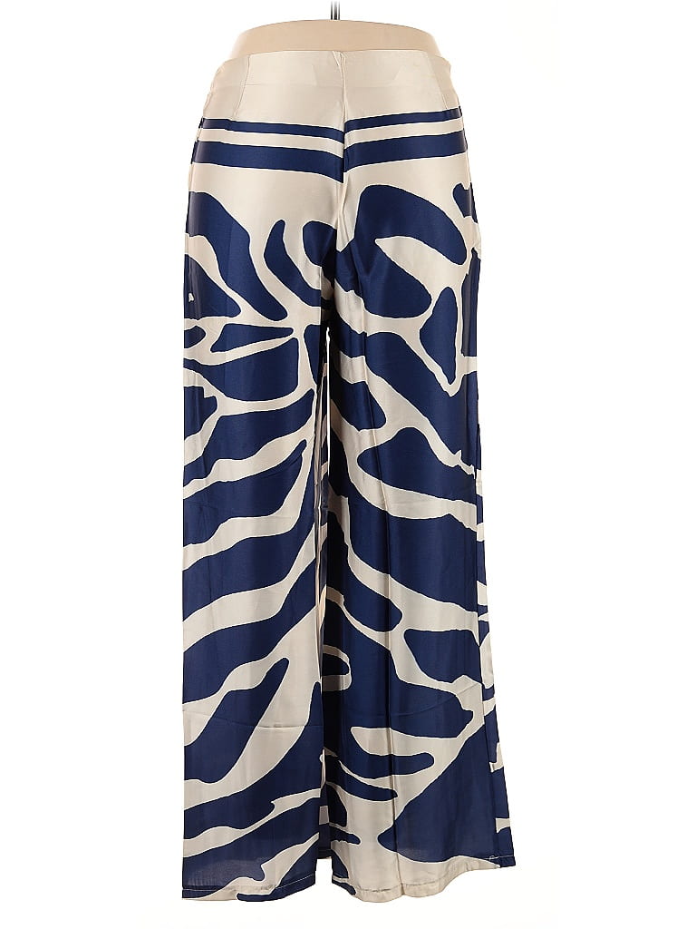 Unbranded 100% Polyester Animal Print Blue Casual Pants Size XL - 54% ...
