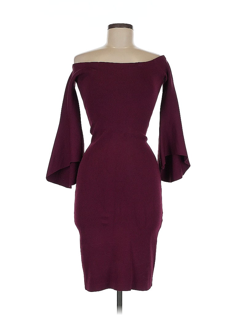 RACHEL Rachel Roy Solid Burgundy Cocktail Dress Size M - 72% off | ThredUp