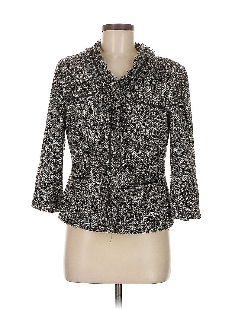 Talbots Tweed Gray Jacket Size 8 - 73% off | ThredUp