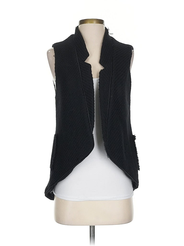 Shui Chen 100% Wool Black Vest Size S - 77% off | ThredUp