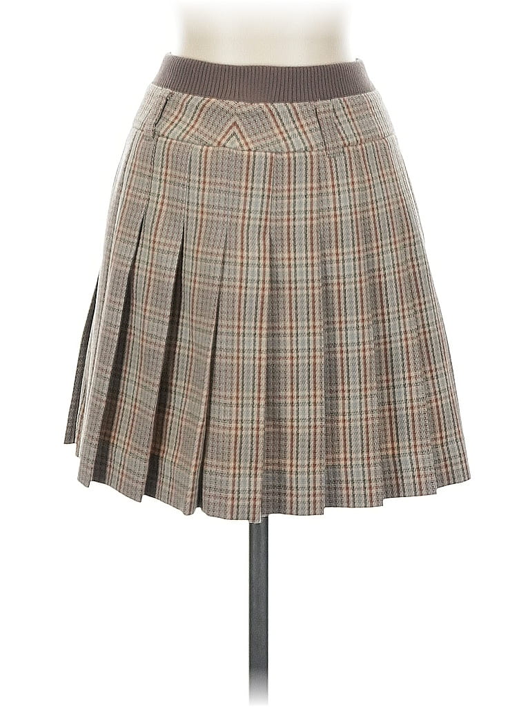 Jill Jill Stuart Plaid Brown Formal Skirt Size S - 86% off | ThredUp