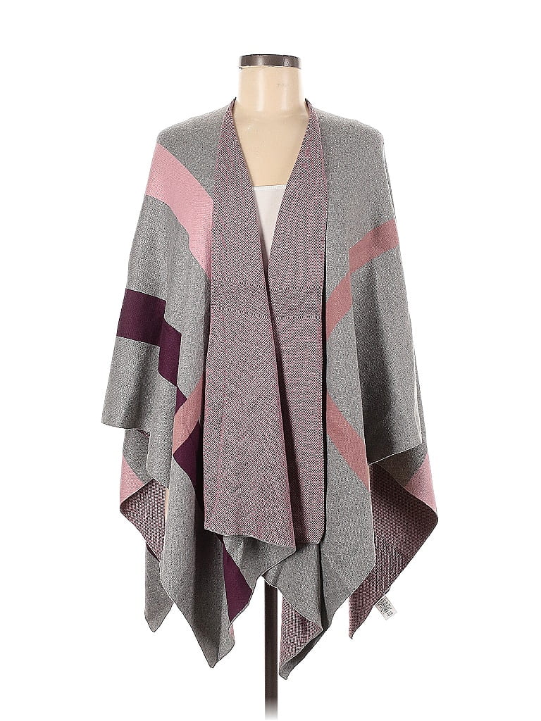 Talbots Stripes Gray Wrap One size - 65% off | ThredUp
