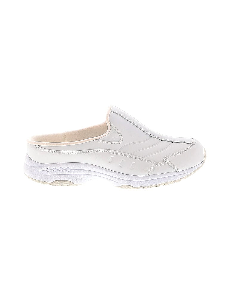 Easy Spirit 100% Leather White Mule/Clog Size 6 - 50% off | ThredUp