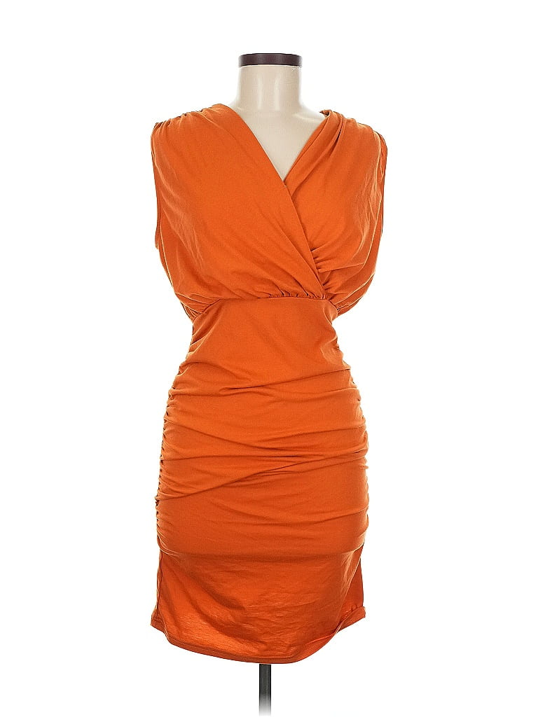 Grace Karin Orange Cocktail Dress Size M - 68% off | ThredUp