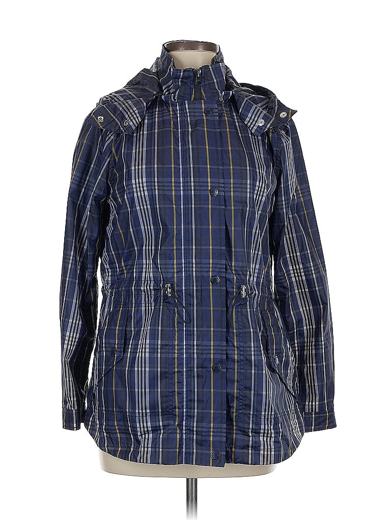 Brooks Brothers 100% Polyester Blue Raincoat Size 8 - 79% off | ThredUp