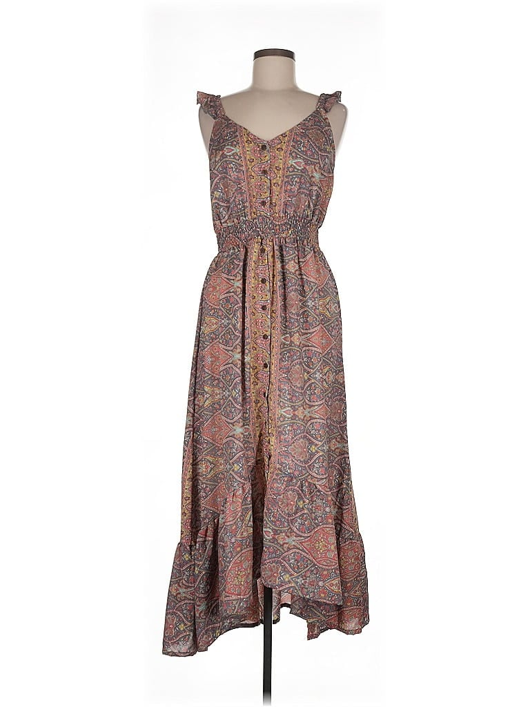 Boemo Paisley Brown Casual Dress Size M - 76% off | ThredUp