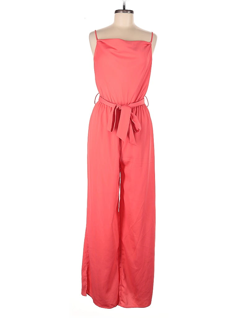 J.O.A. Just One Answer Solid Red Jumpsuit Size M - 72% off | ThredUp